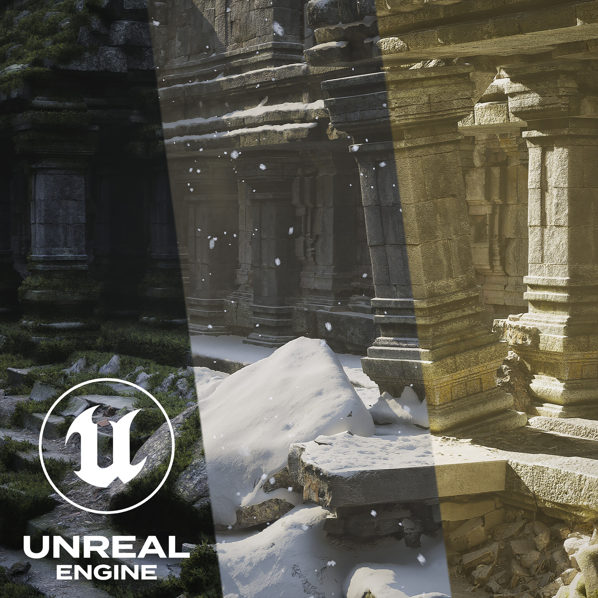 ArtStation - Moss & Snow Kit Tool for UE5 (Free)