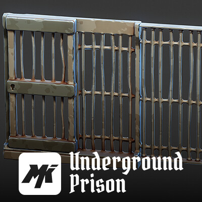 ArtStation - STYL - Underground Prison | Iron Bars & Door