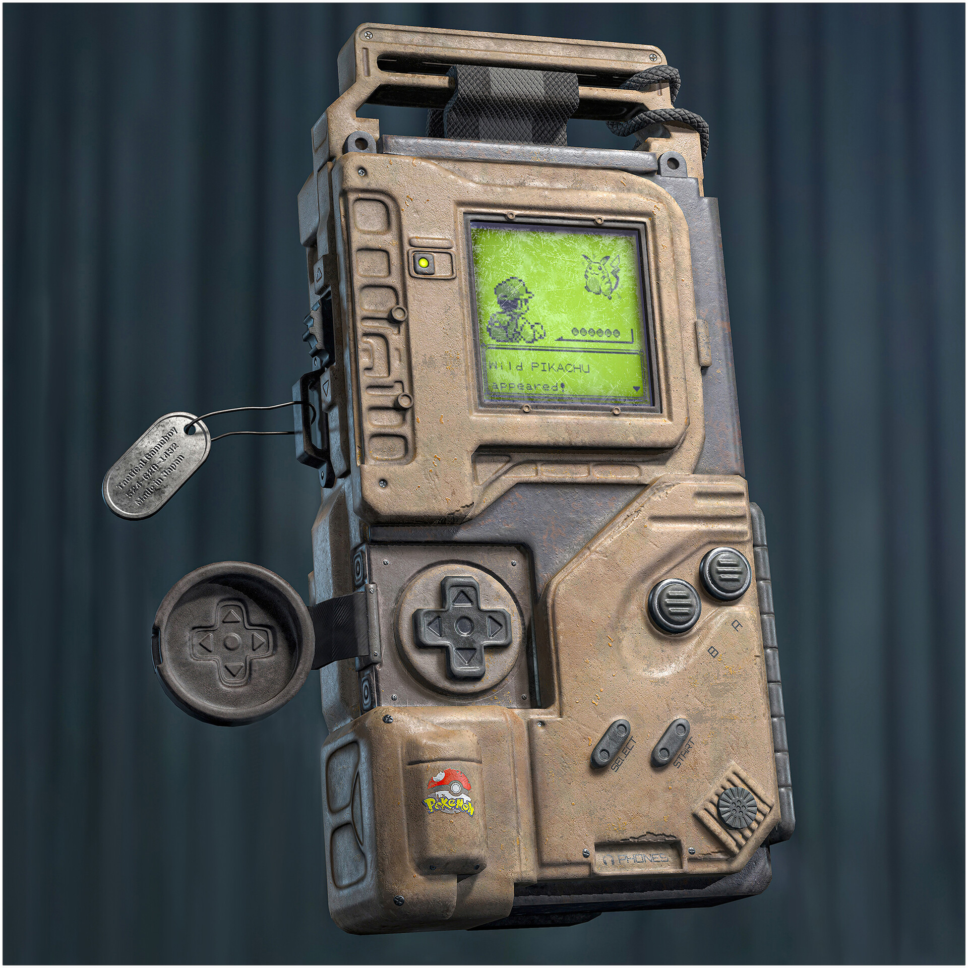 ArtStation - Tactical Gameboy | Game-ready 3D Prop