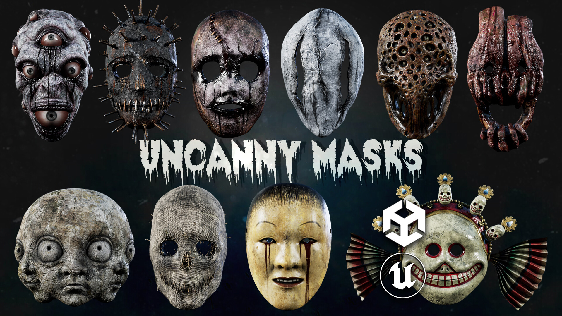 ArtStation - Uncanny Masks
