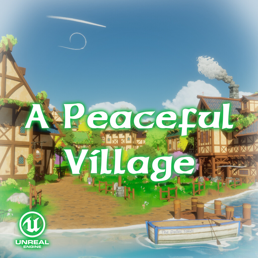 ArtStation - A Peacefull Village