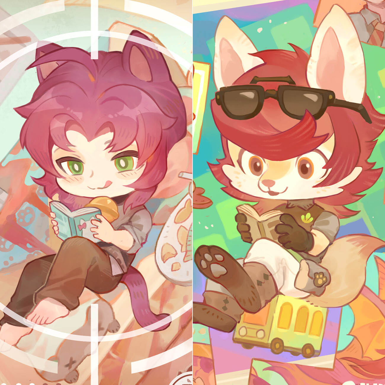 ArtStation - Read book by everyone