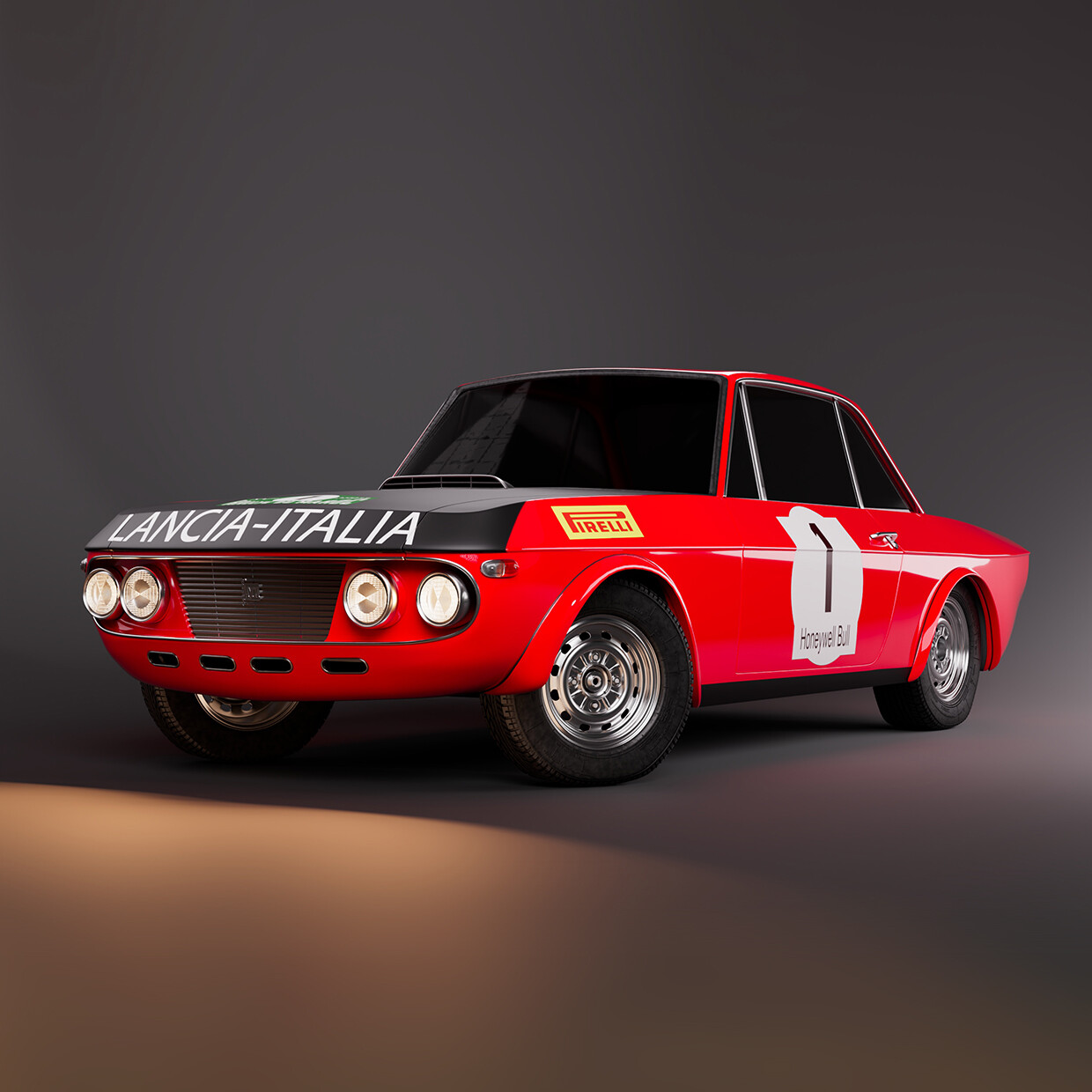 ArtStation - Lancia Fulvia 1.6