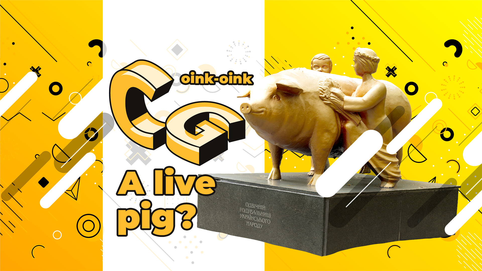 ArtStation - And this is a pig monument…