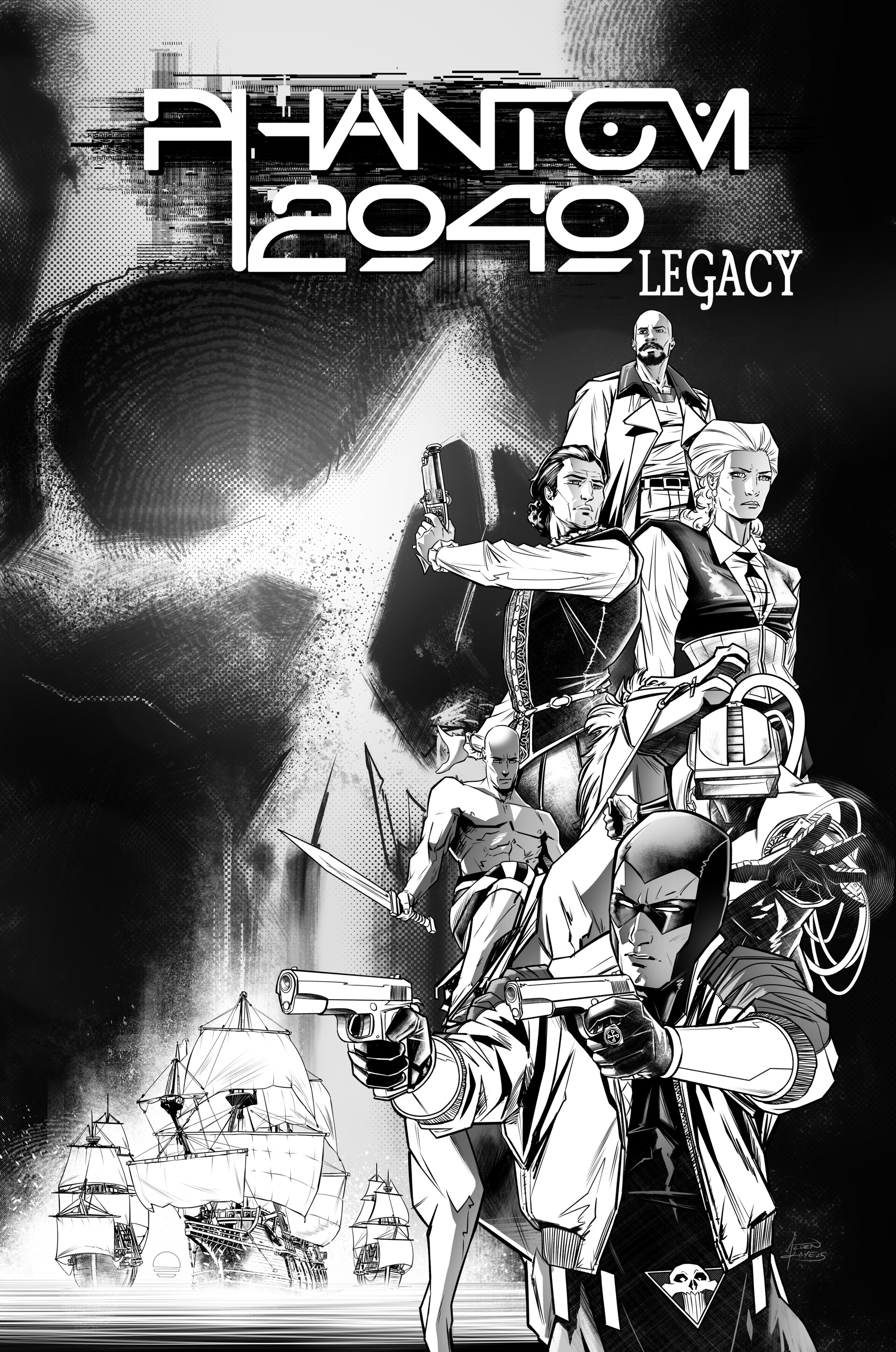 ArtStation - Phantom 2040: Legacy (Inks, Lettered)