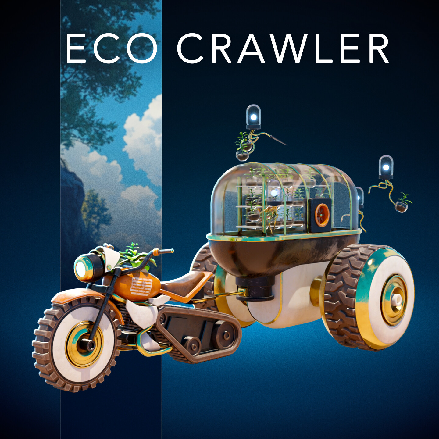 ArtStation - Game Vehicle Eco Crawler
