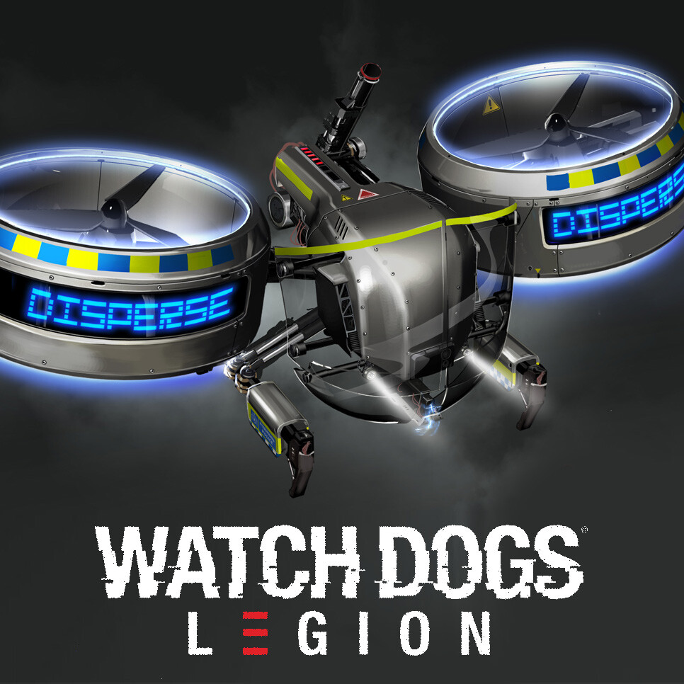 ArtStation - Watch Dogs Legion: Riot Drone