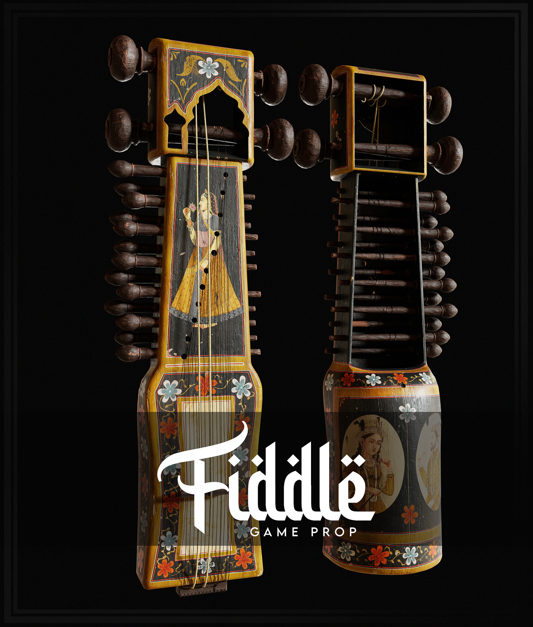 ArtStation - Fiddle Game prop