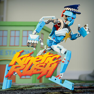 ArtStation - Kinetic Rush Challenge - 'Toy Chase' Submission