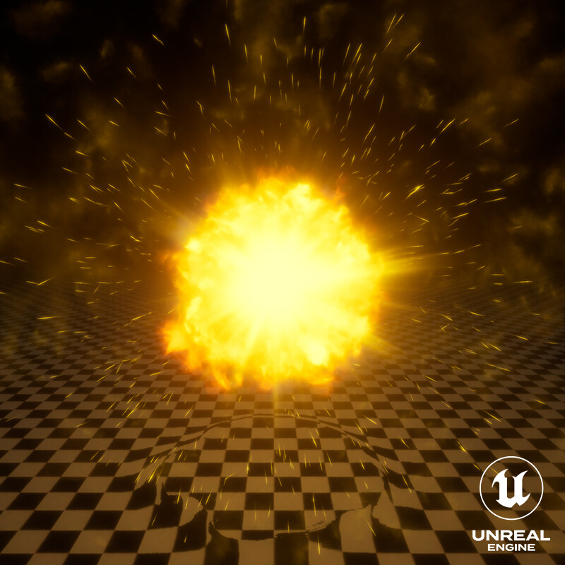 ArtStation - Explosion 01 UE Ver.