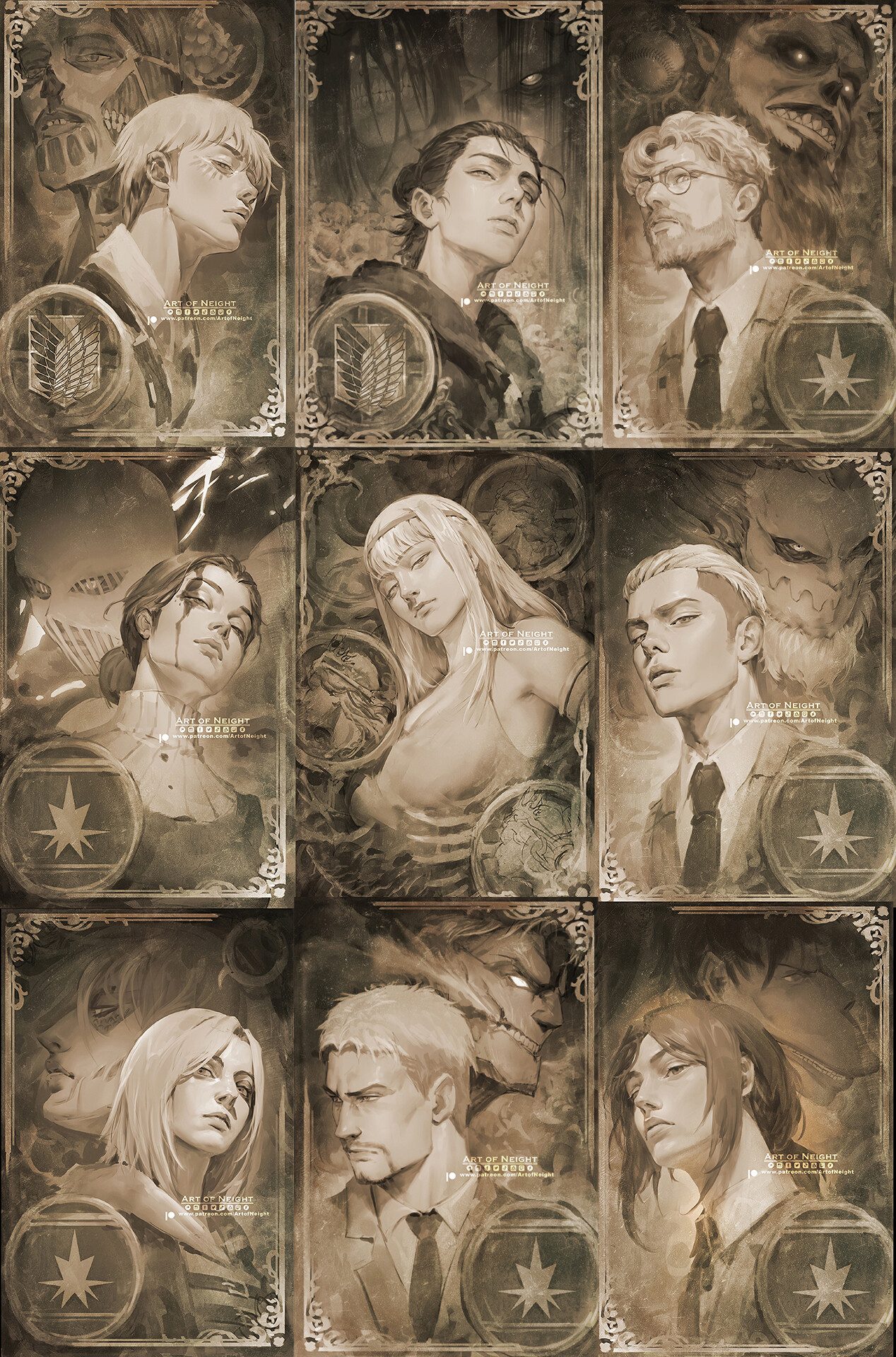 ArtStation - Nine Titan Shifters