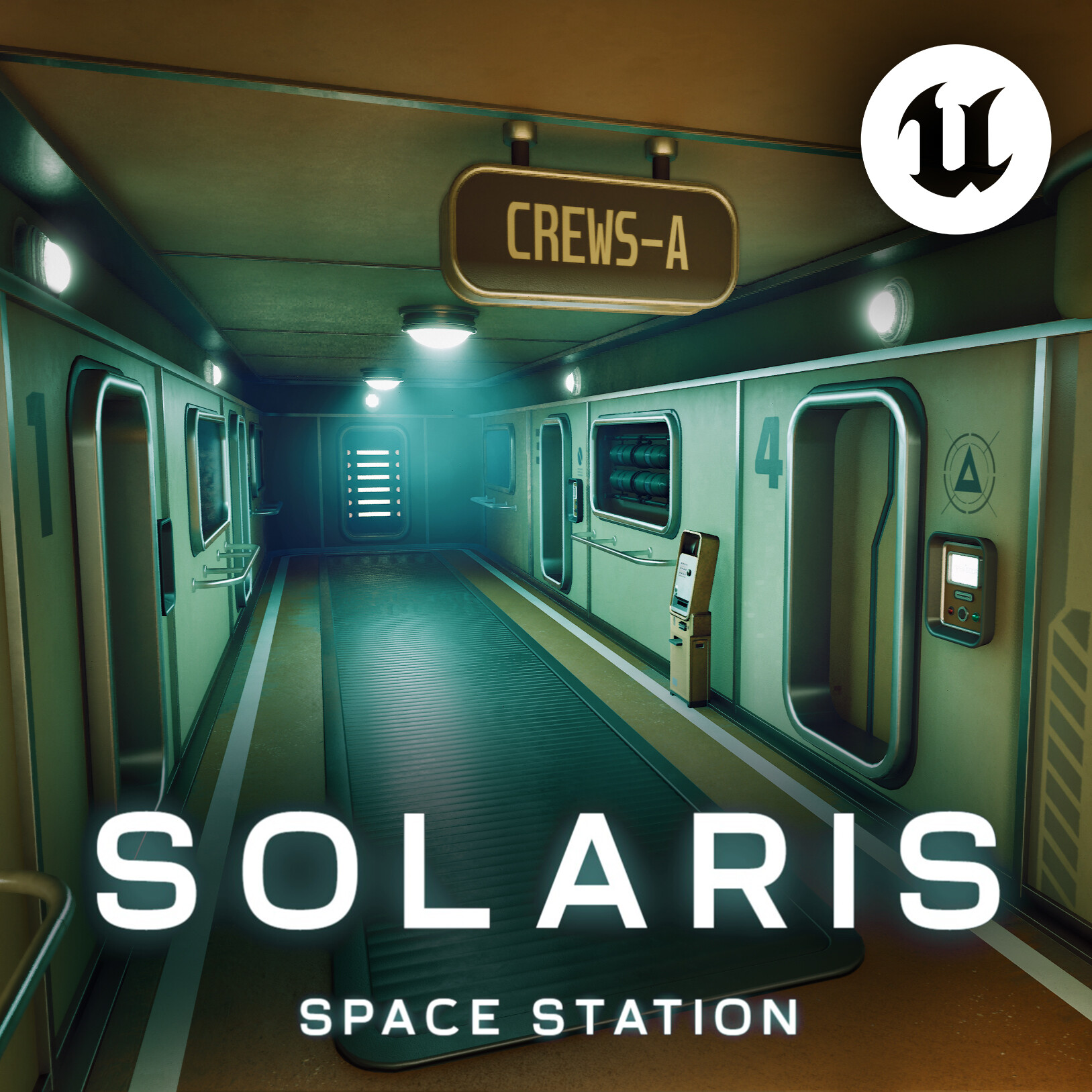 ArtStation - SOLARIS Space Station | Enviroments | Unreal Engine 5.3