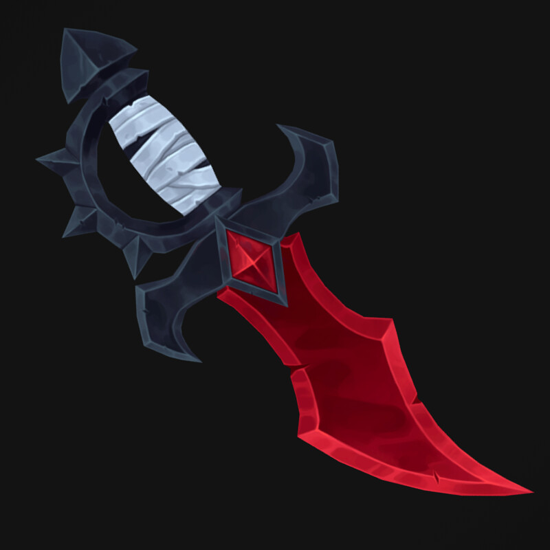 ArtStation - Hand Painted Dagger