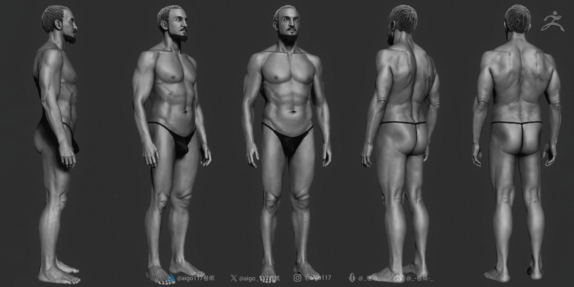 ArtStation - Barry anatomy 人体解剖