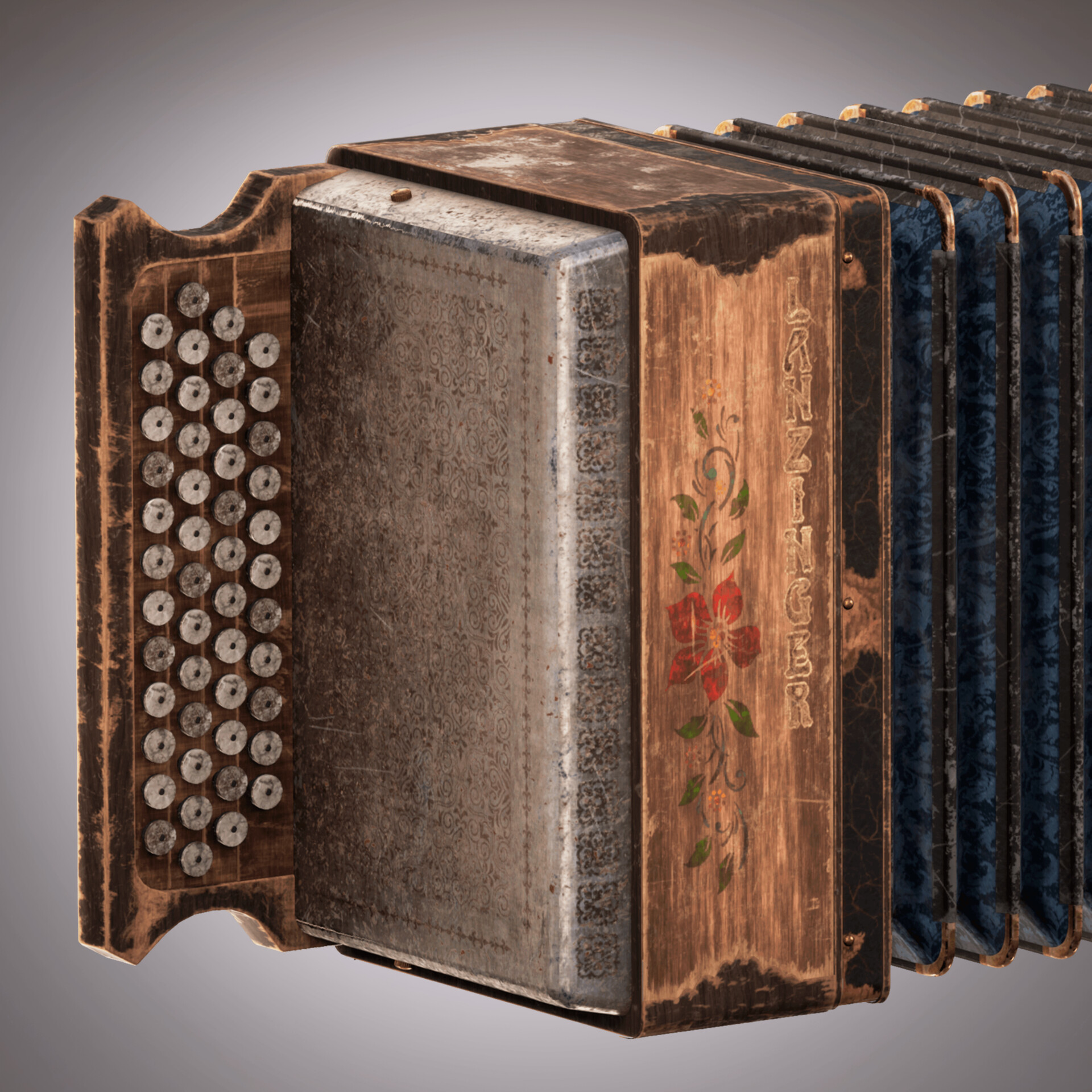 ArtStation - Styrian diatonic ACCORDION | GAME READY