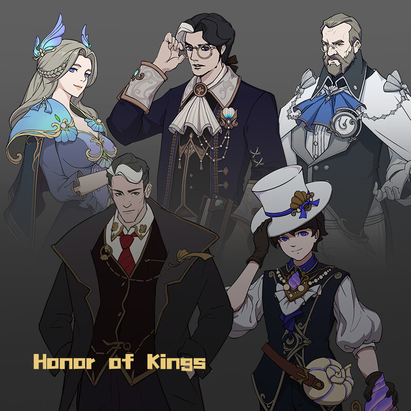 ArtStation - NPC Character Design for Honor of kings