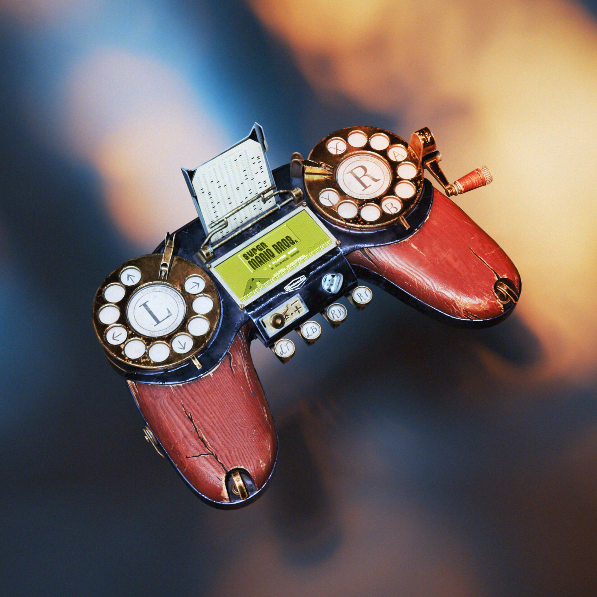 ArtStation - Retro handheld console - animated