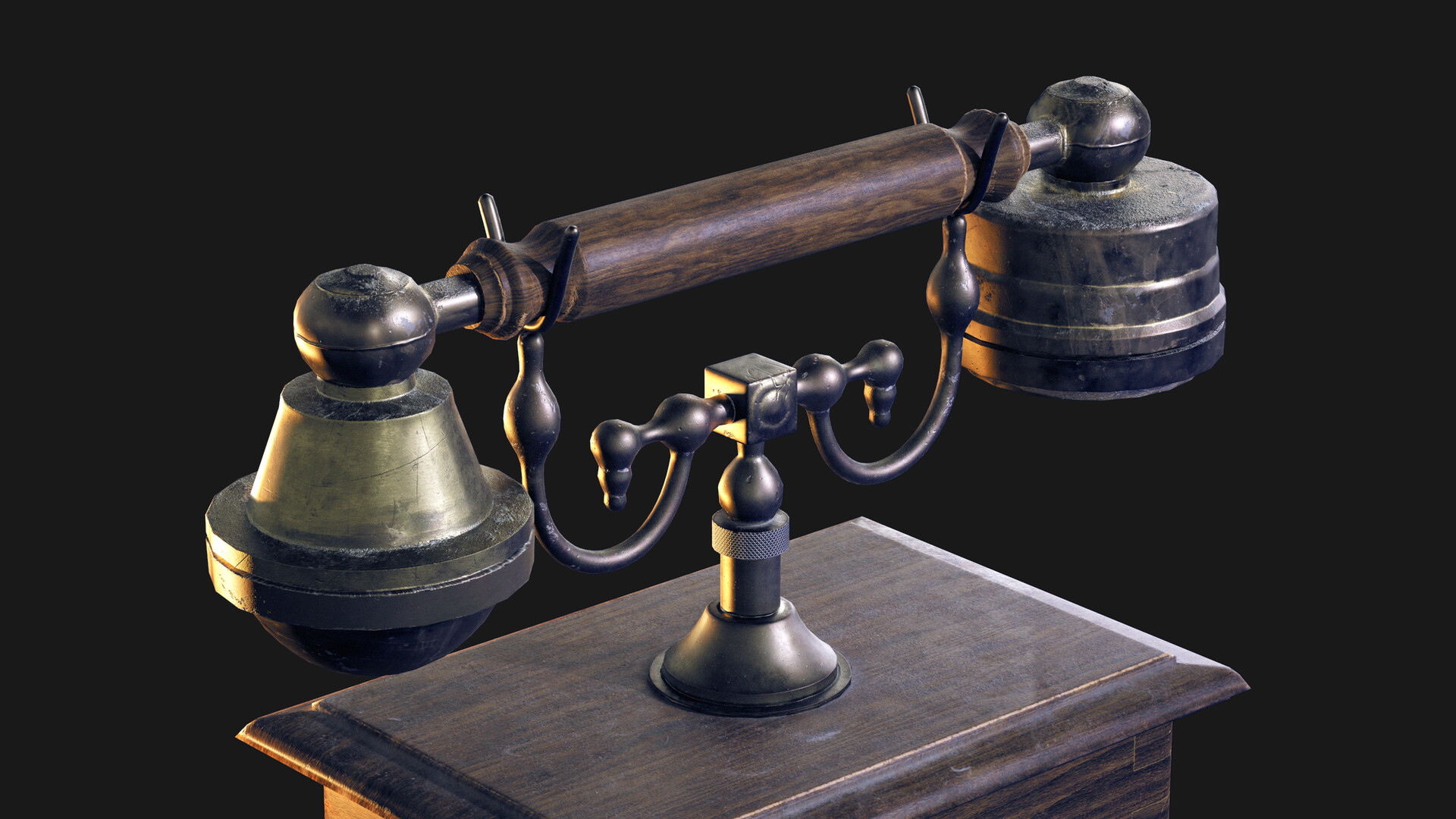 ArtStation - Vintage Telephone – Game Ready Prop