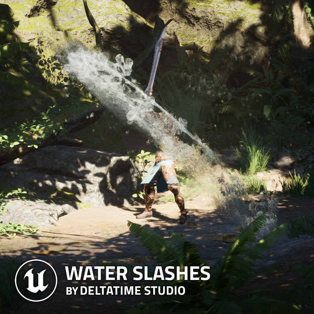 ArtStation - Water Slashes - Unreal Engine