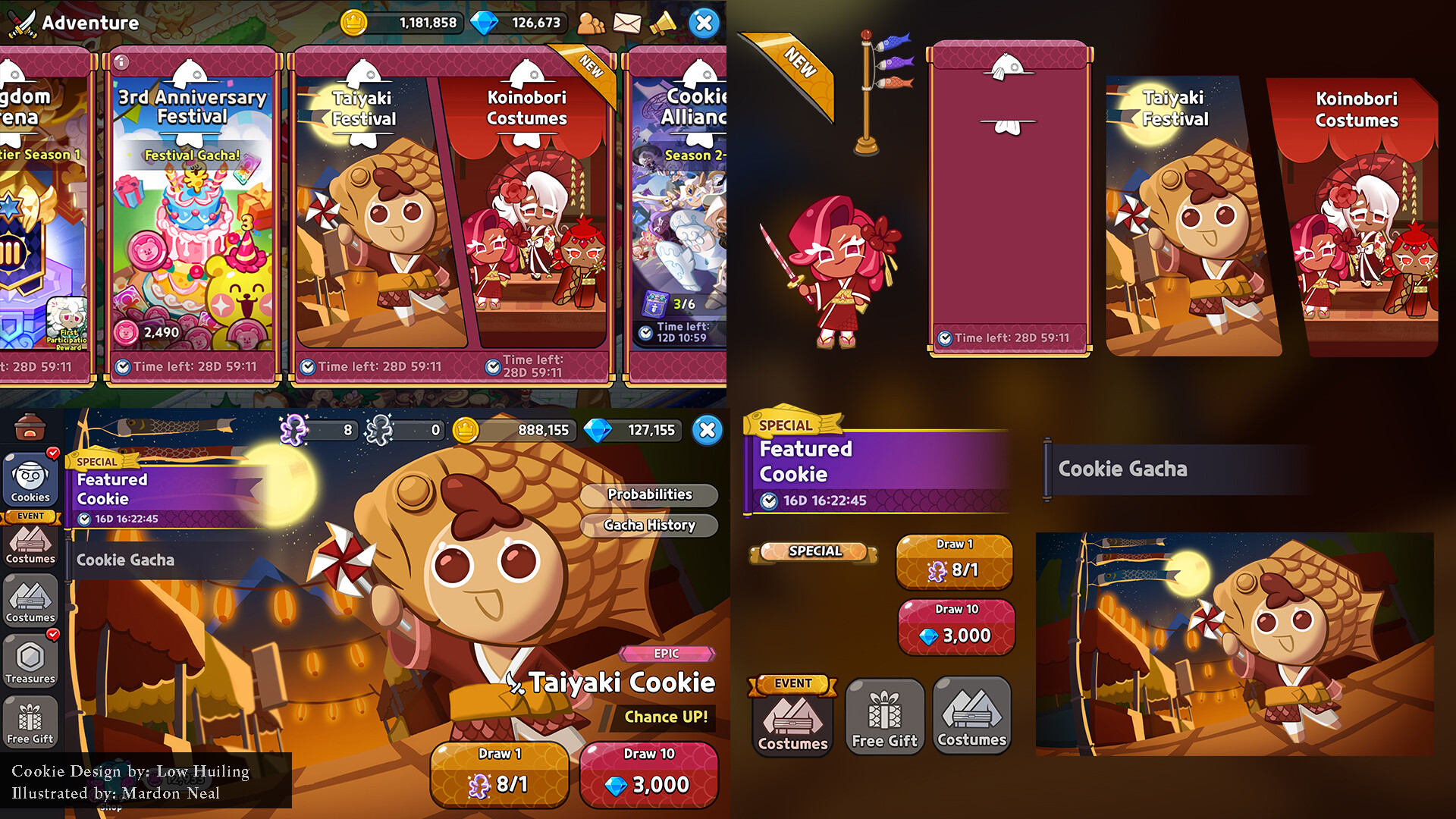 ArtStation - Cookie Run Kingdom UI (Fanmade)