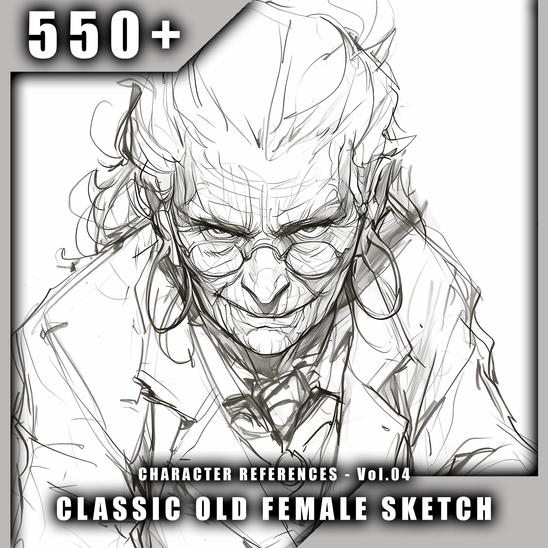ArtStation - 550+ Classic Old Female Sketch - Character References Vol.04