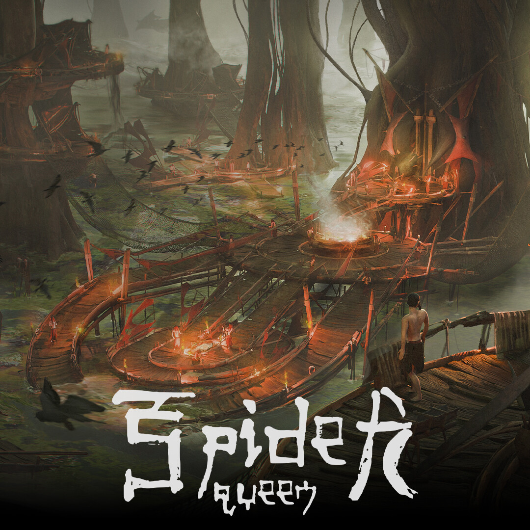 ArtStation - Spider Queen- The Village