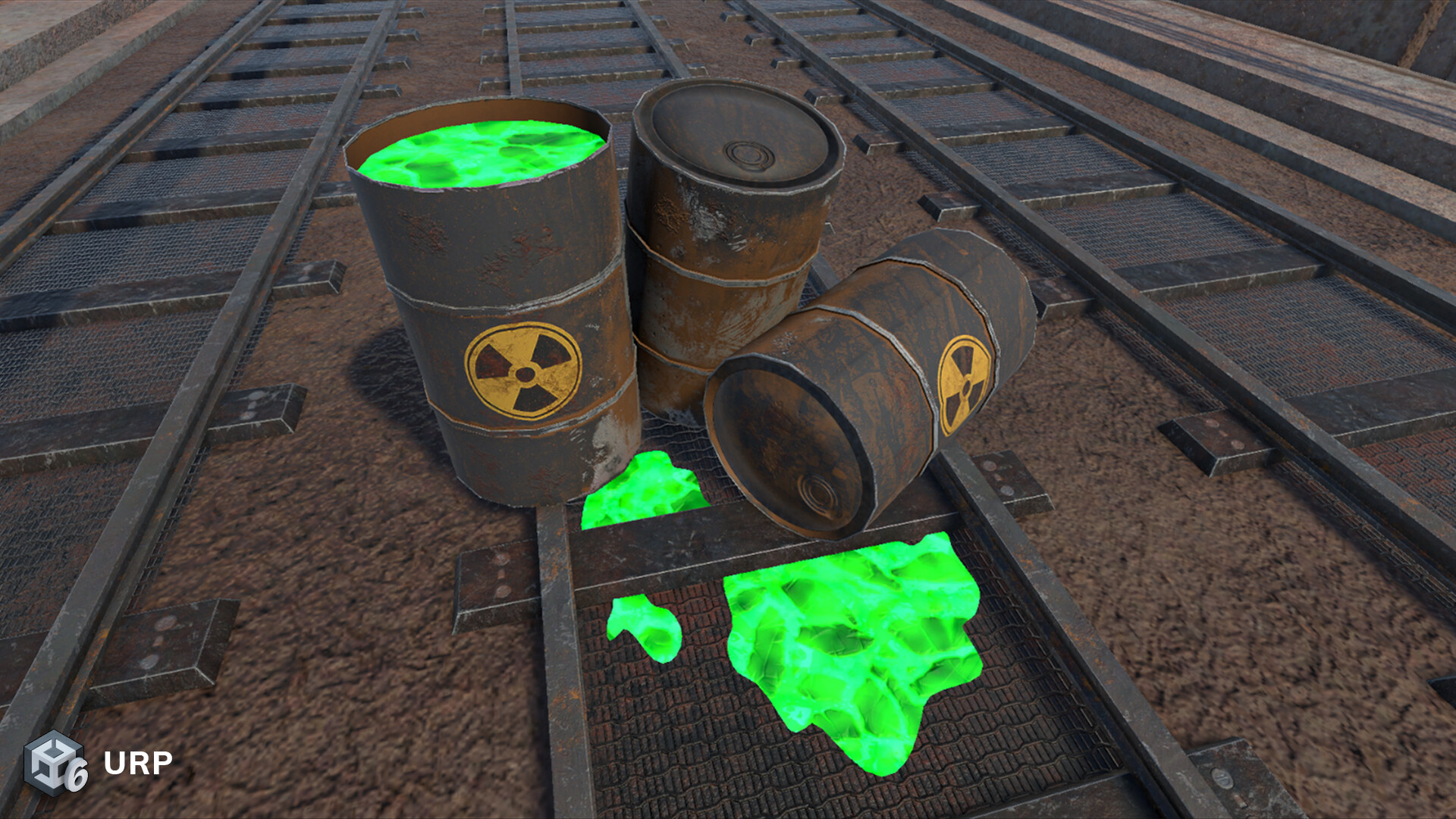 ArtStation - Radiation Barrel Model