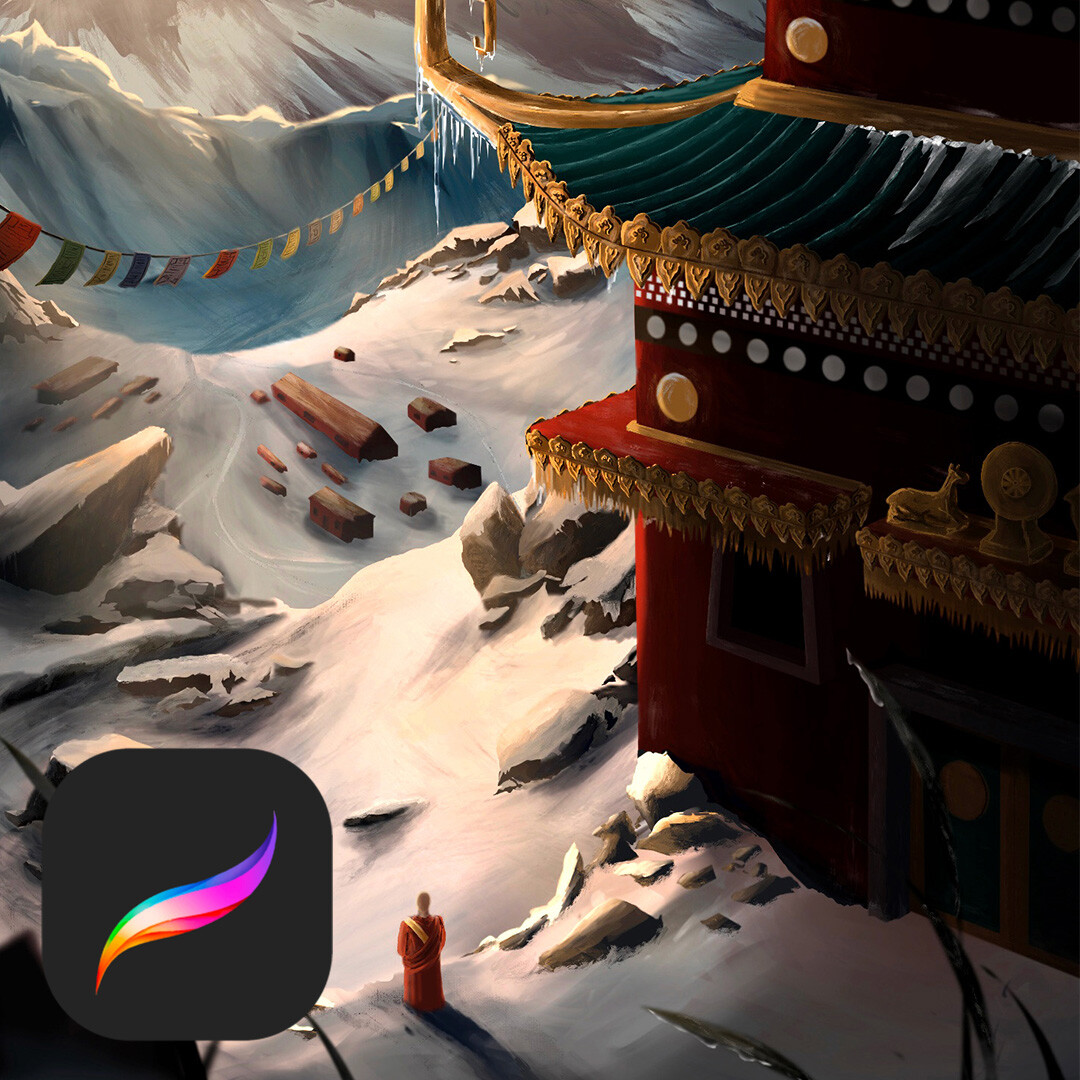 ArtStation - Tibetan Pagoda