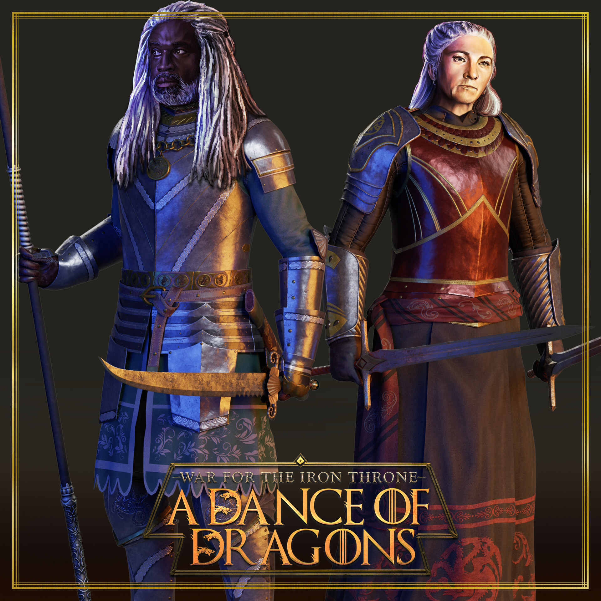ArtStation - A Dance of Dragons - Corlys Velaryon & Rhaenys Targaryen ...