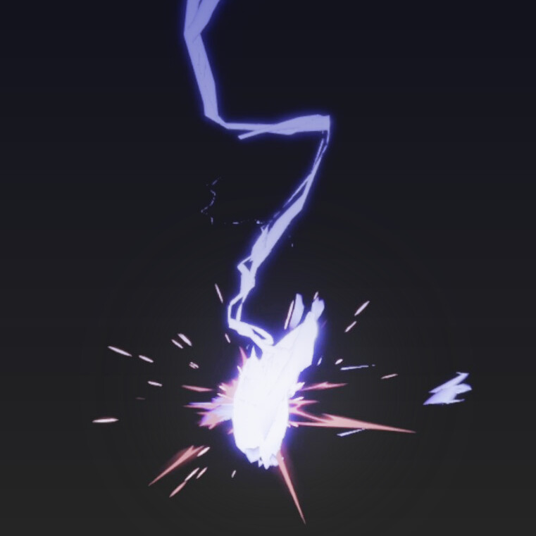 ArtStation - Lightning strike VFX