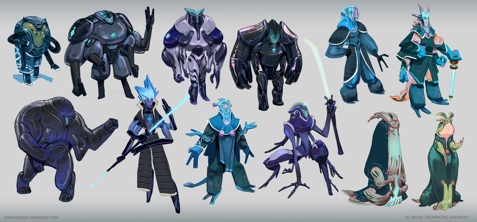 ArtStation - 3 BELOW Character Design