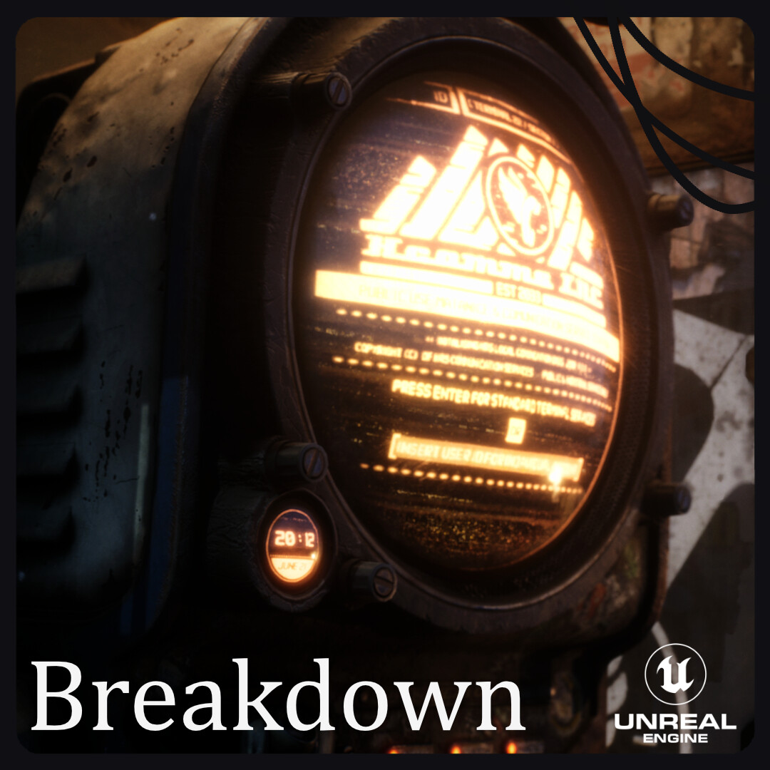 ArtStation - Old terminal - Breakdown