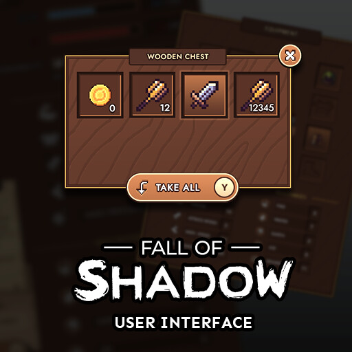 ArtStation - Fall of Shadow - User Interface