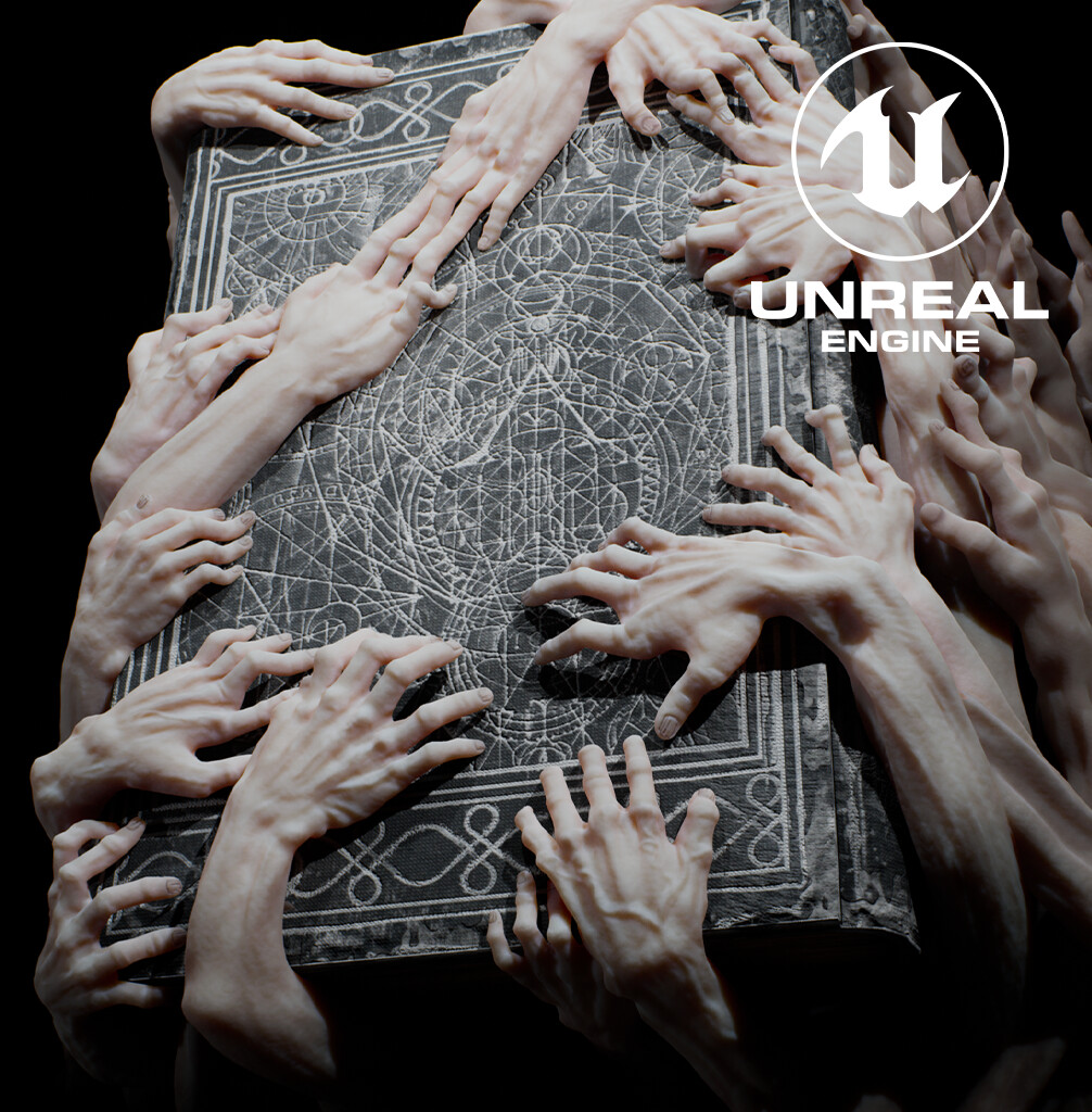 ArtStation - Eldritch grimoire - Props