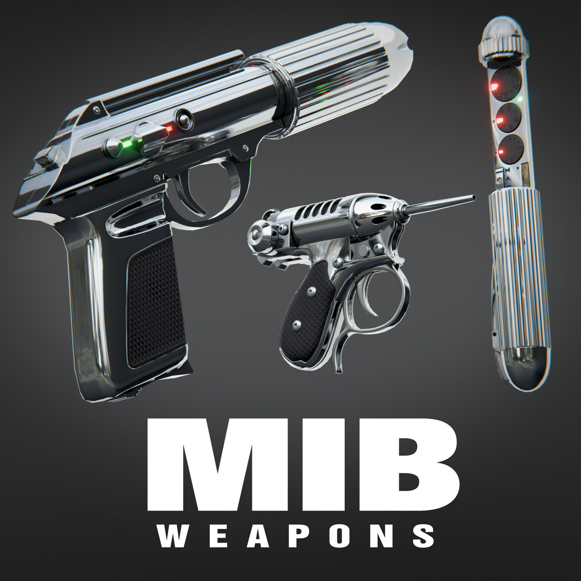 ArtStation - Men In Black: Weapons (1997)