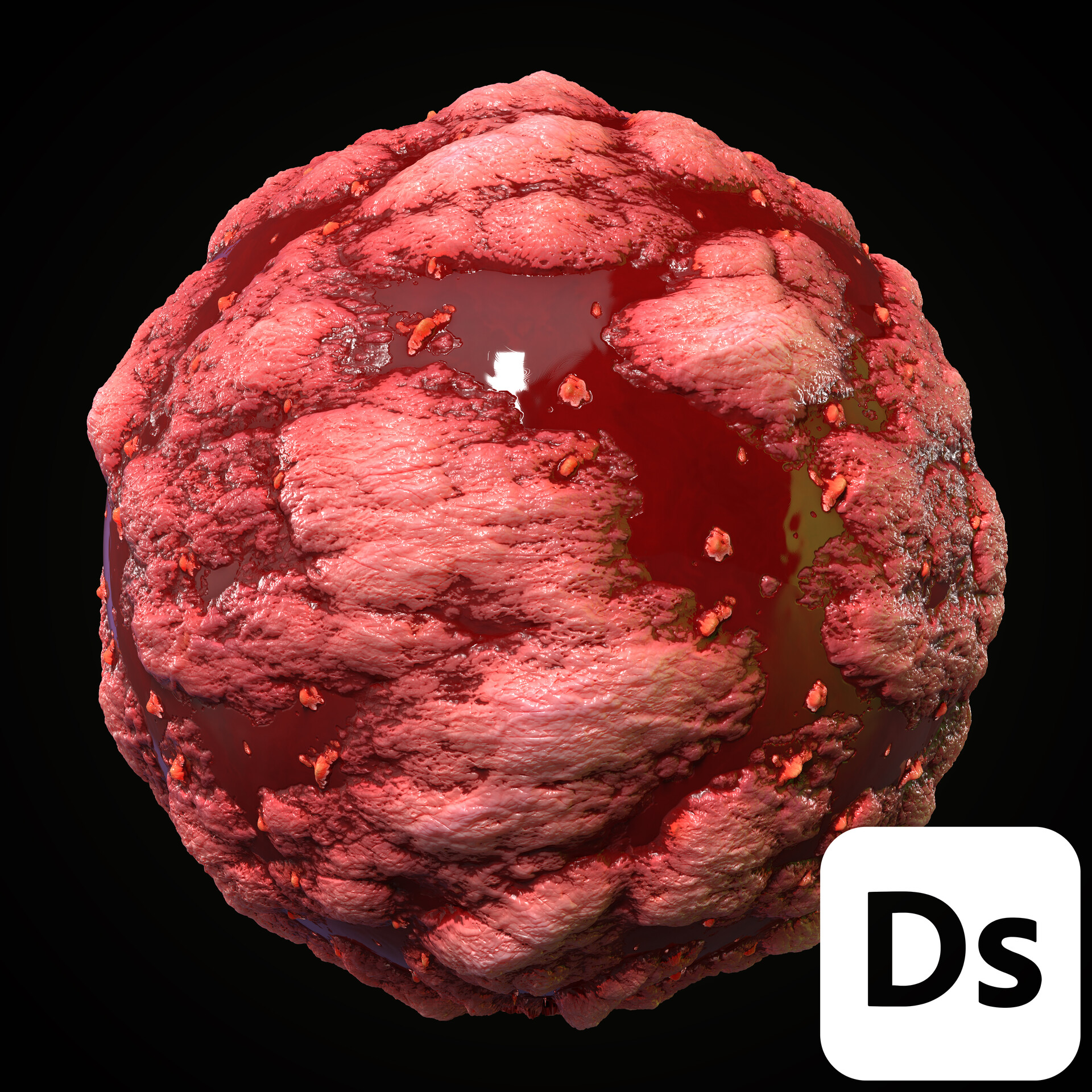 ArtStation - Bloody Flesh Material