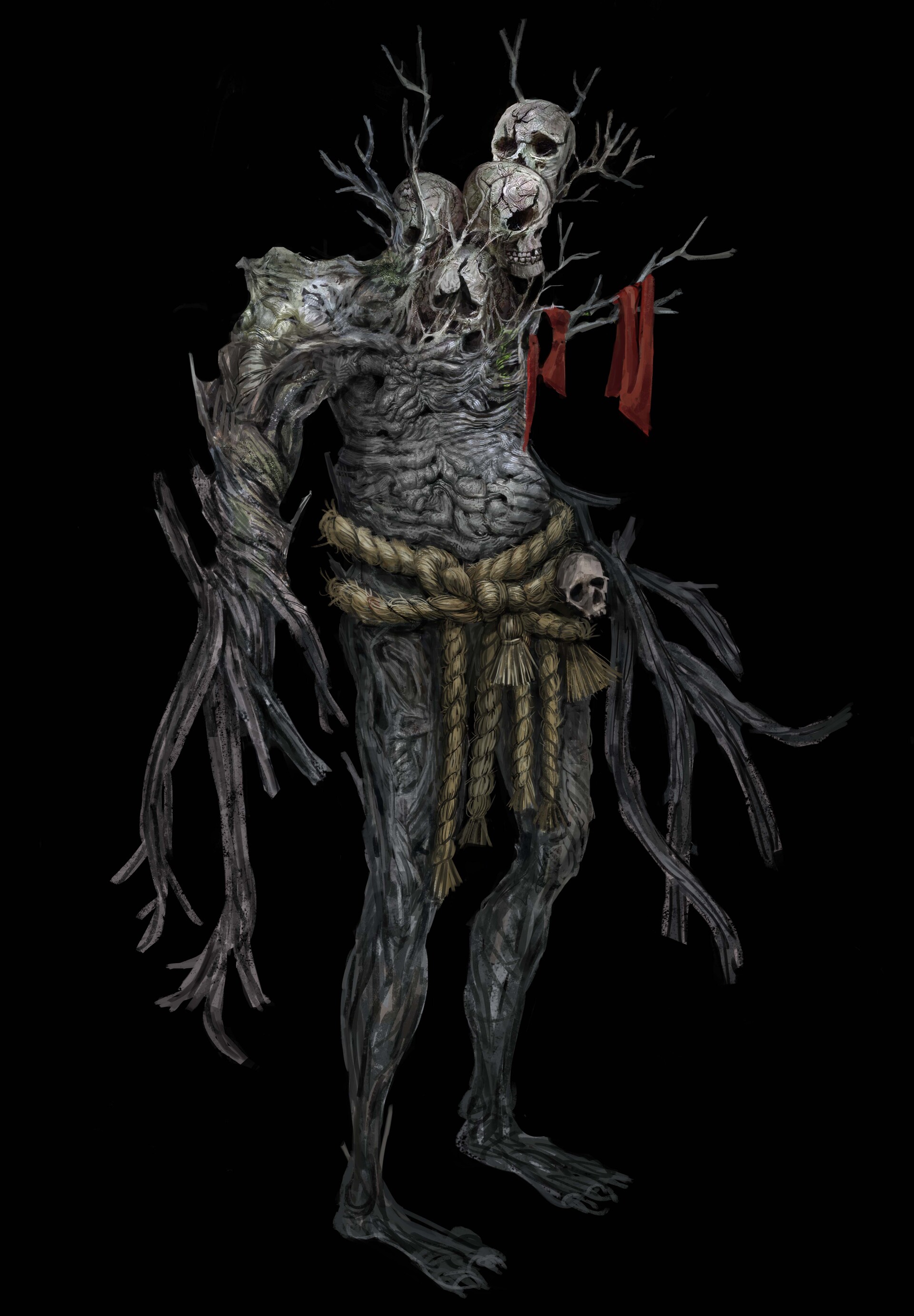 ArtStation - Cursed Guardian Tree