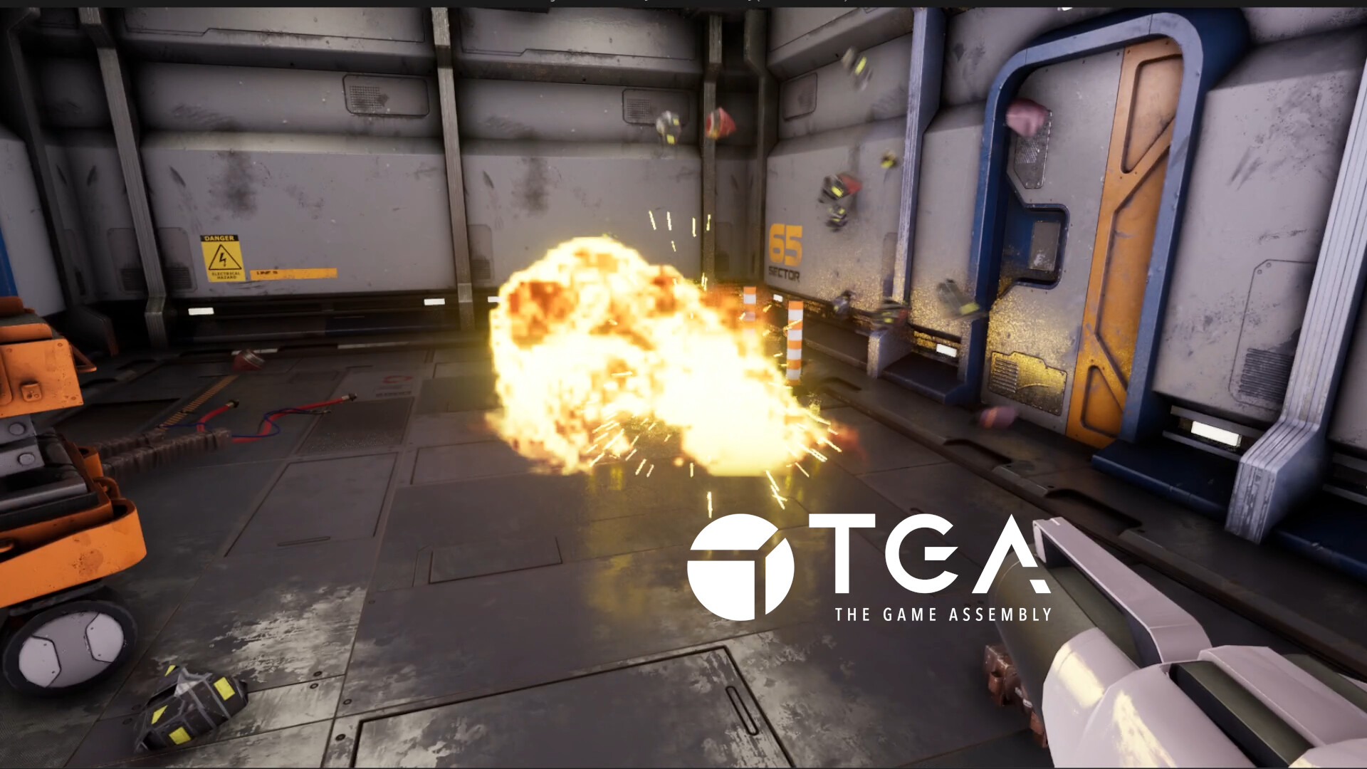 ArtStation - Realtime Sci-fi Exploding Barrel VFX