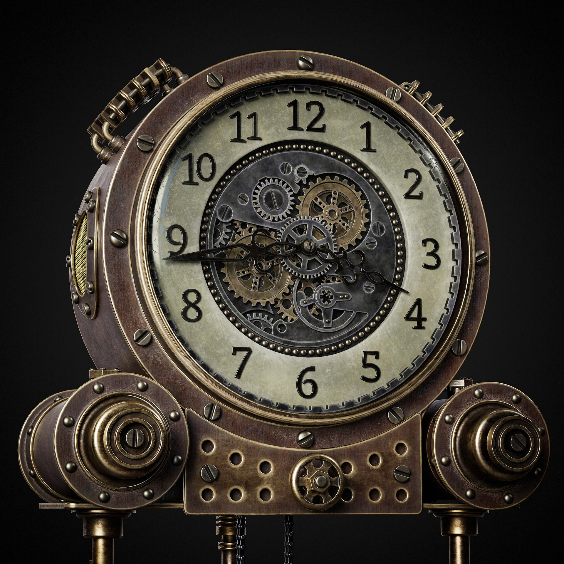 ArtStation - Steampunk Chronometer