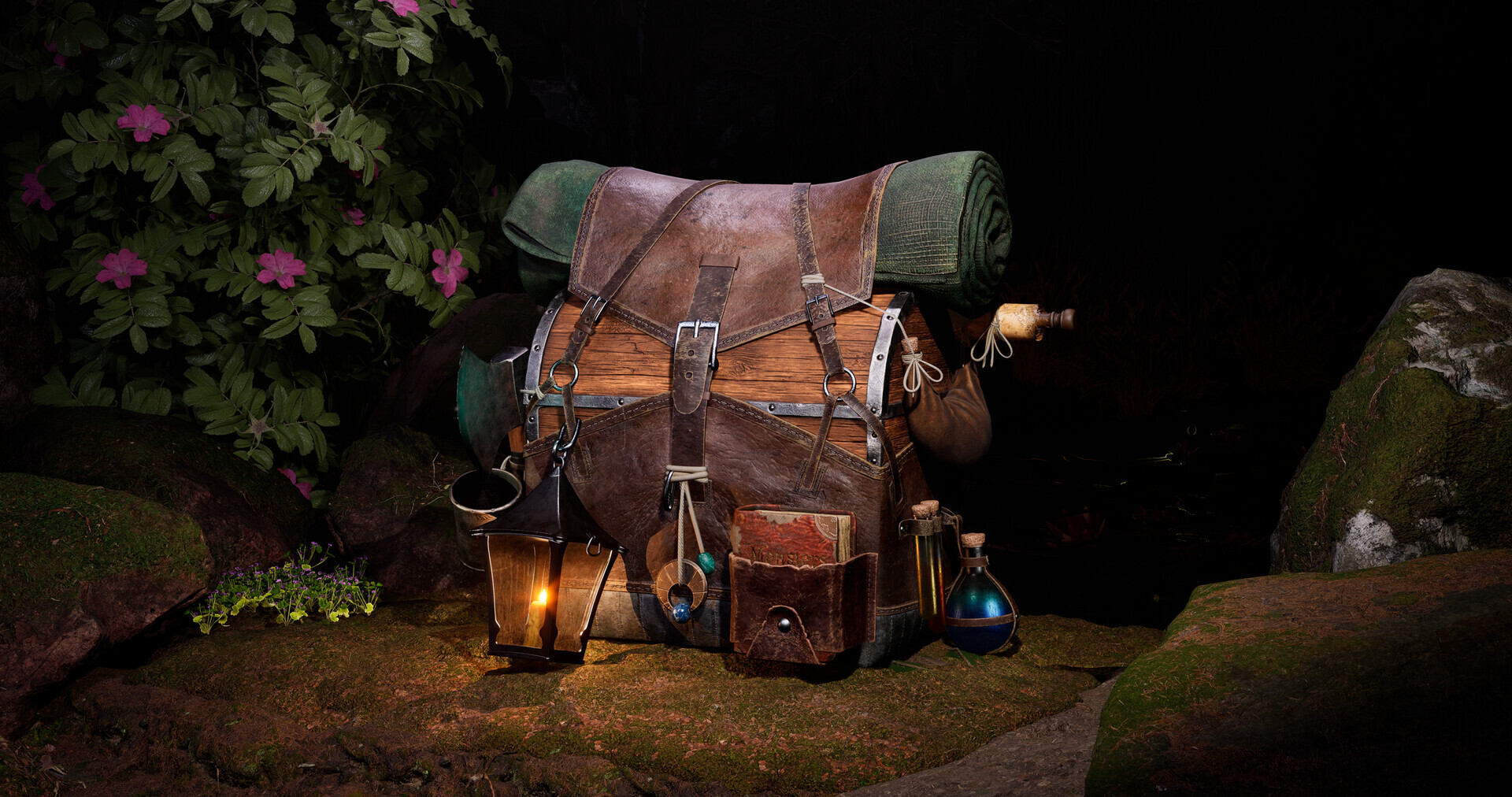 ArtStation - Fantasy Backpack