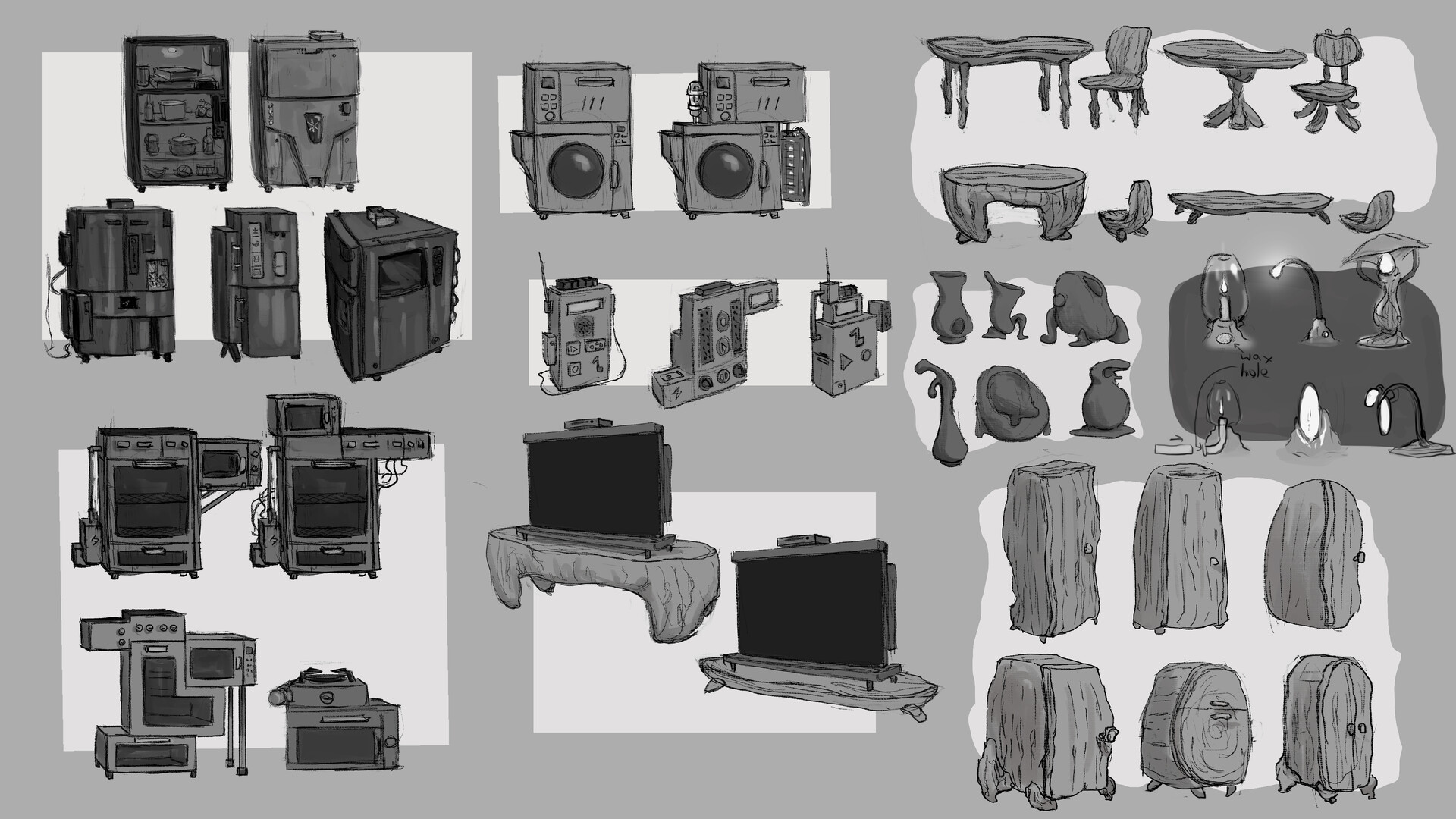 ArtStation - Mechanic- Potter props