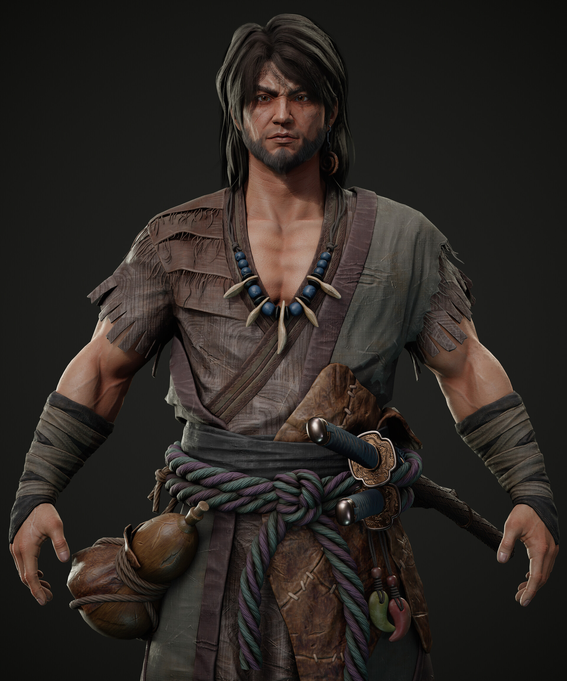ArtStation - Nameless Samurai