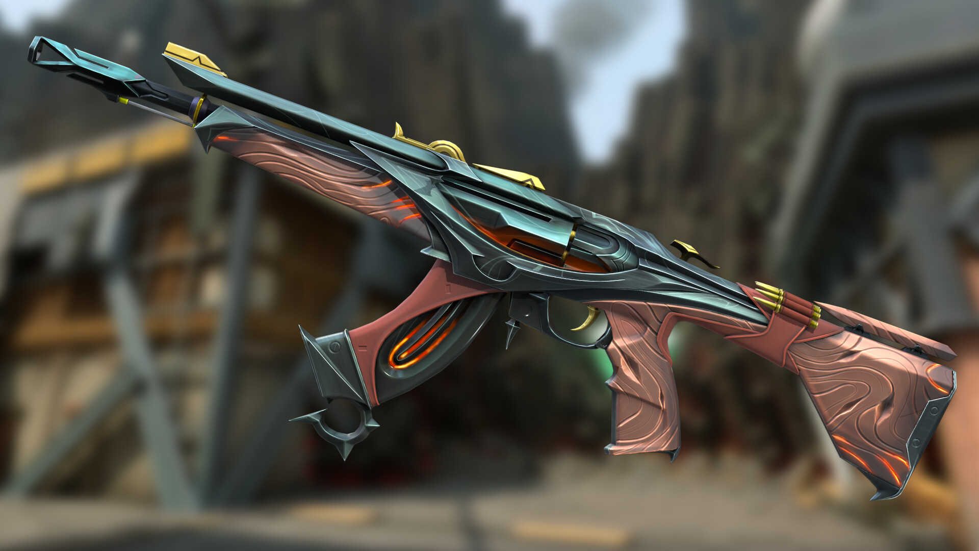 ArtStation - VALORANT FAN ART: Demon Execution Vandal