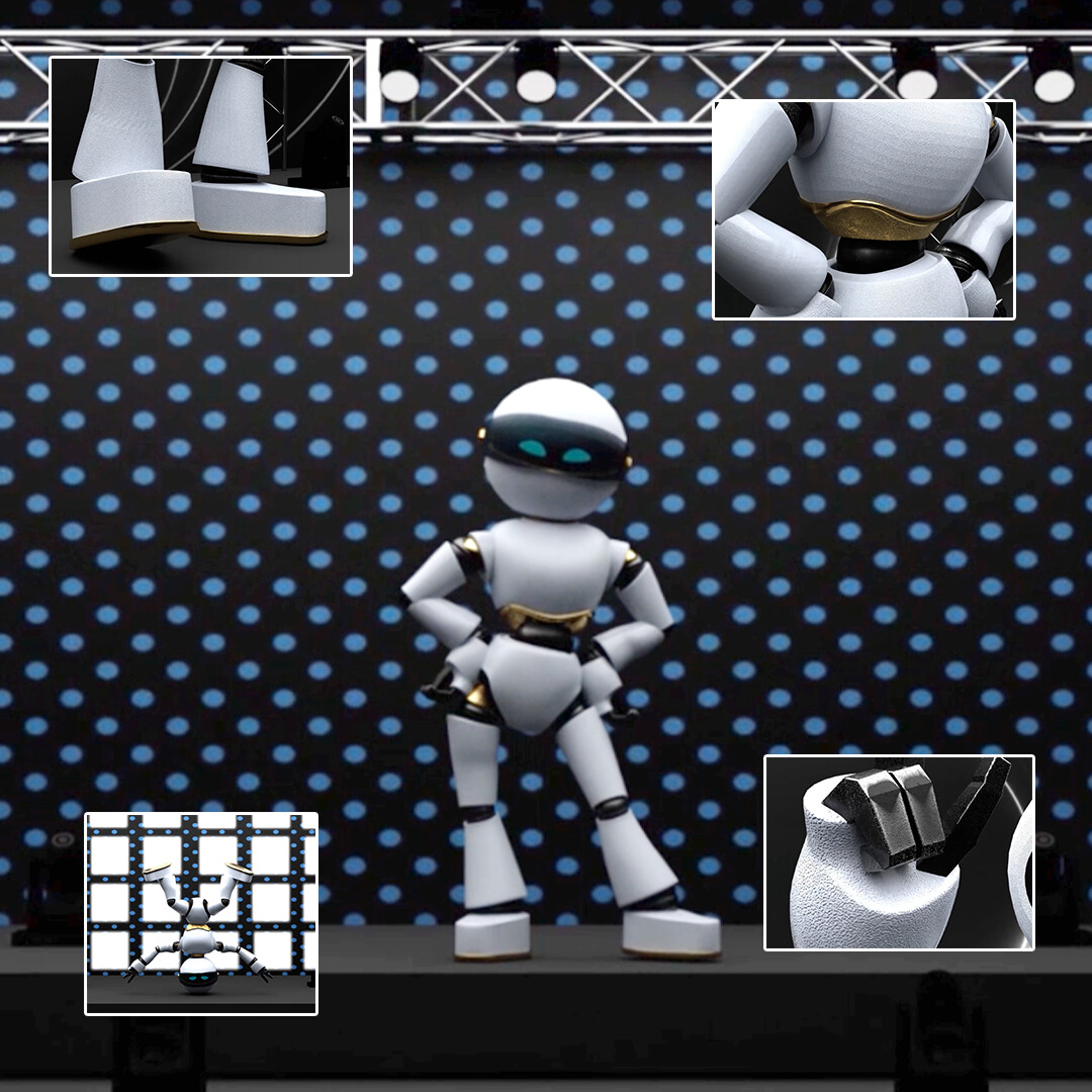 ArtStation - 3D Robot Dance Animation