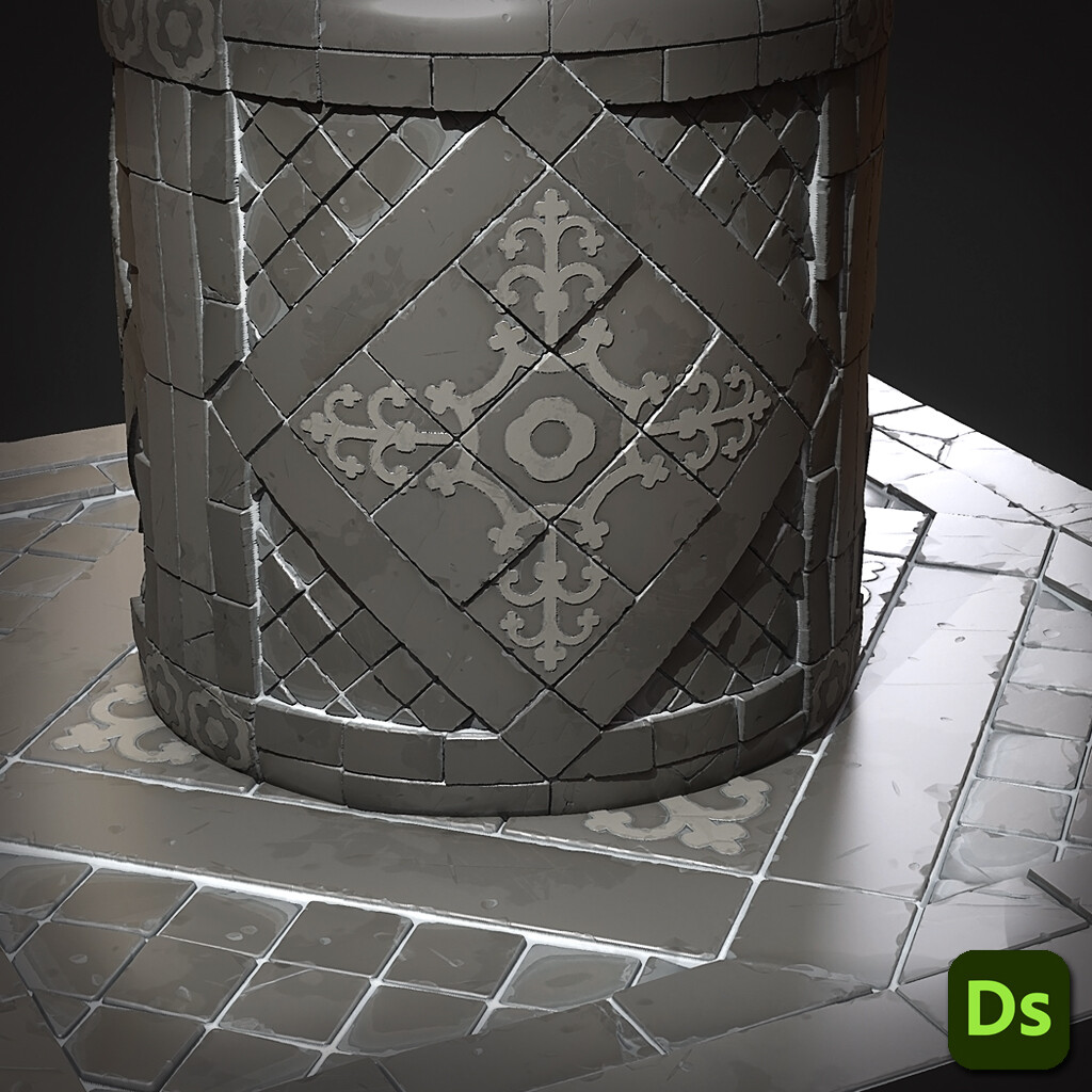 ArtStation - SD_图形地砖