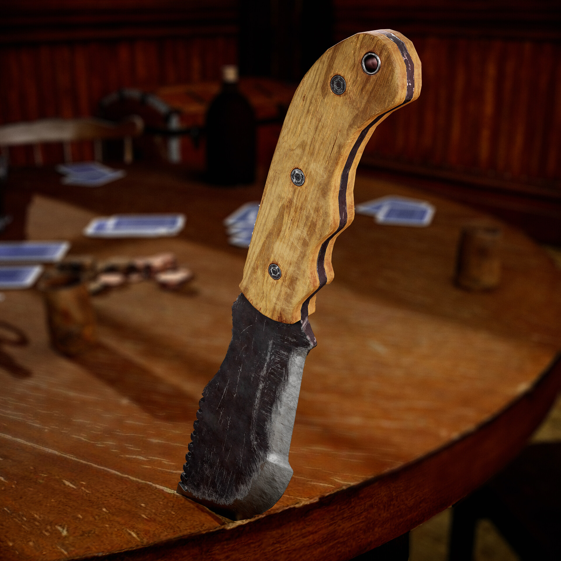 ArtStation - Tracker knife - Game Ready