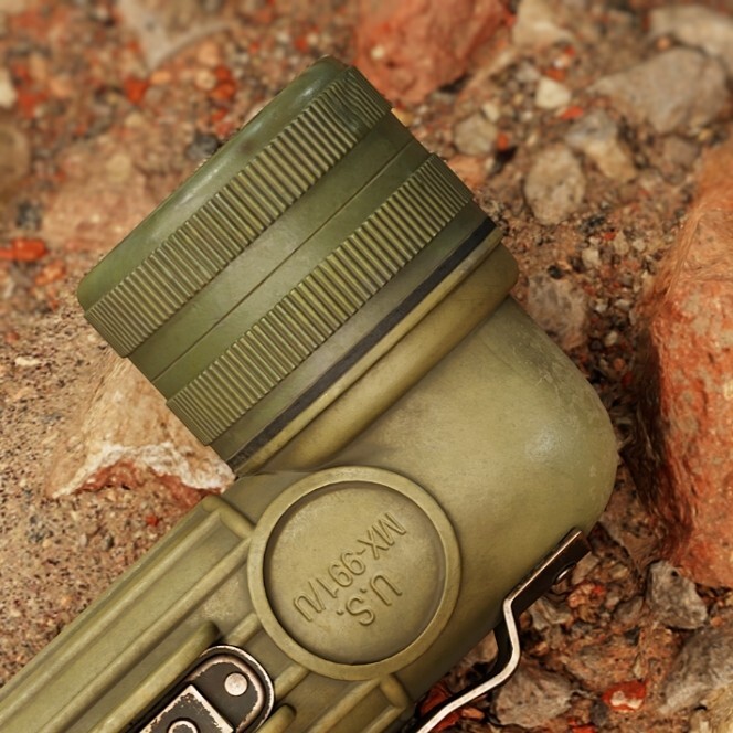 ArtStation - Old flashlight