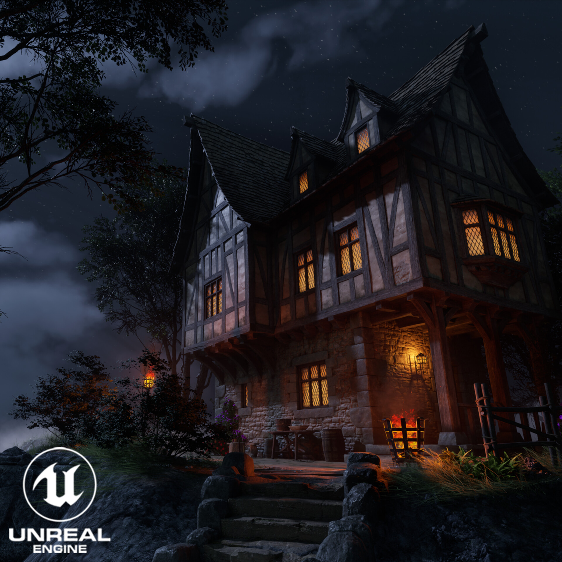 ArtStation - Modular Medieval House