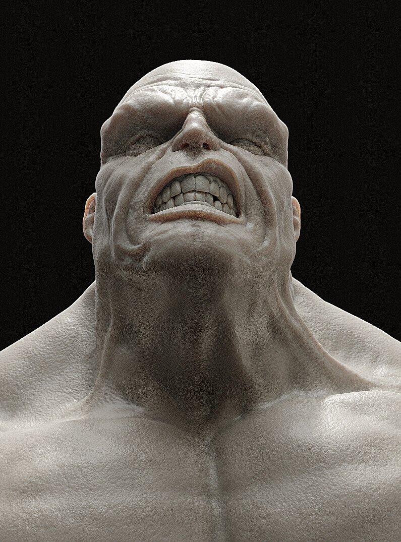 ArtStation - Hulk Torso Statue