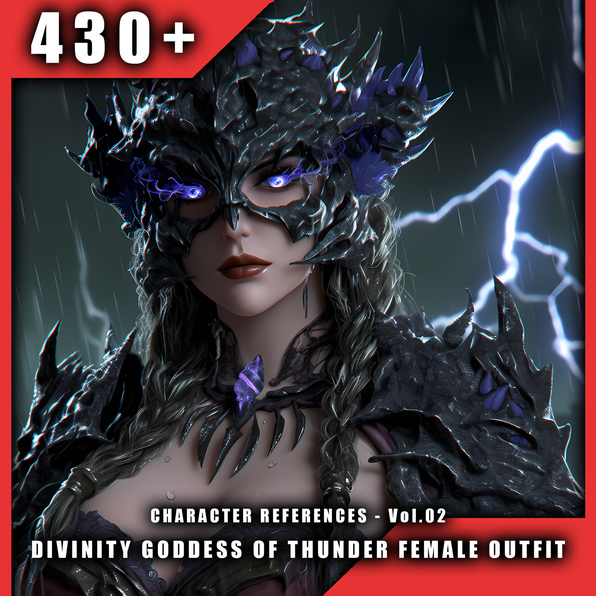 ArtStation - 430+ Divinity Goddess of Thunder Female Outfit - Character References Vol.02